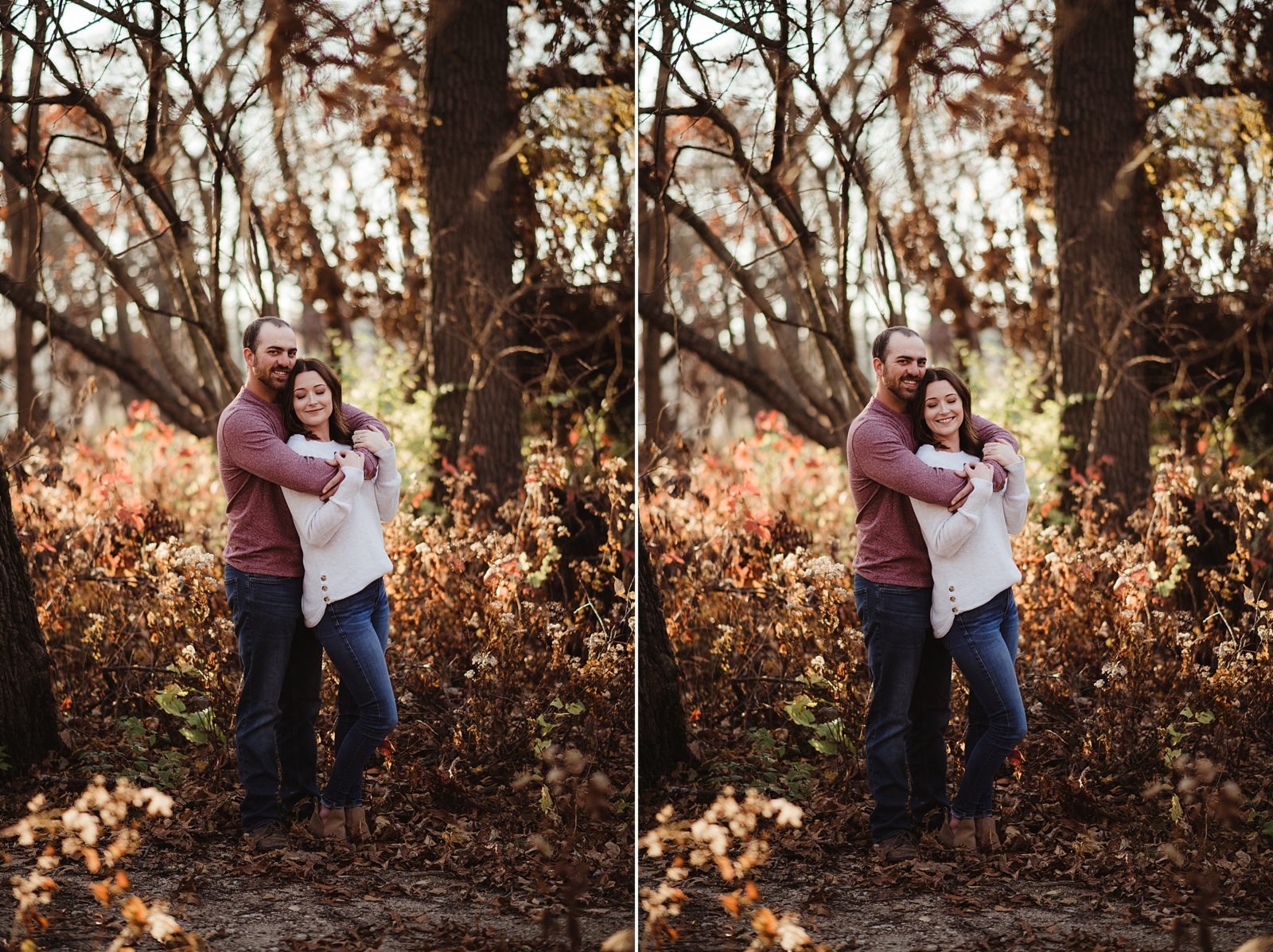 Fall Sunset Engagement Session | Megan & Dane - oatsandhoneyphotography.com