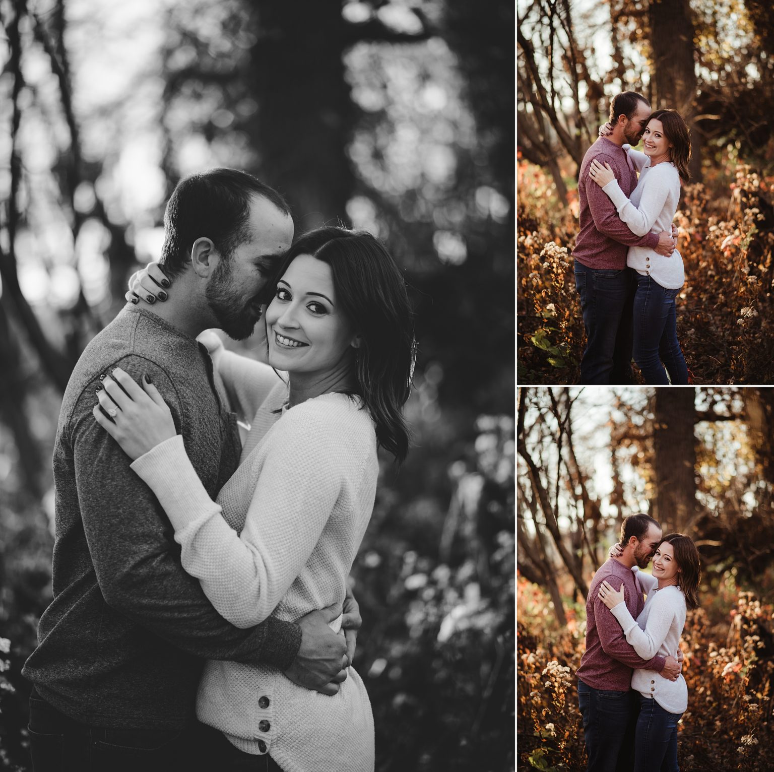 Fall Sunset Engagement Session | Megan & Dane - oatsandhoneyphotography.com